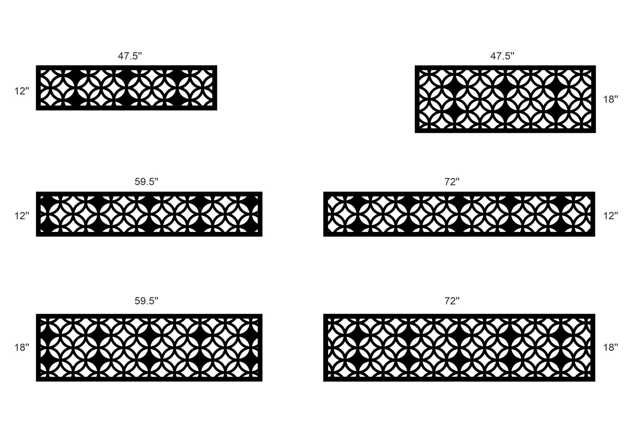 Fence Topper Metal Decorative Panel - Custom Metal privacy outdoor ...