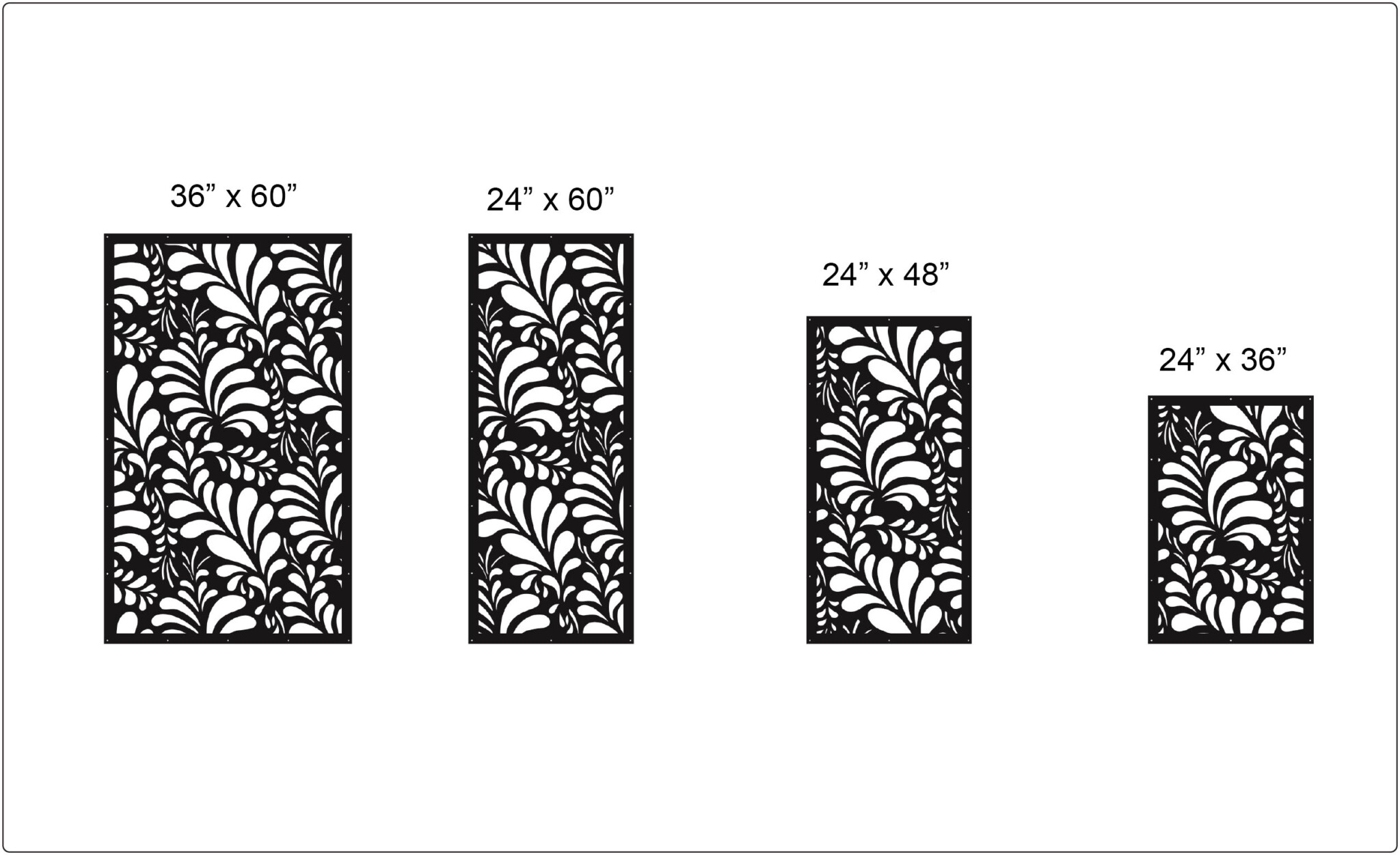 Privacy Screens Panels - Custom Metal Decorative Panels | Privacy ...