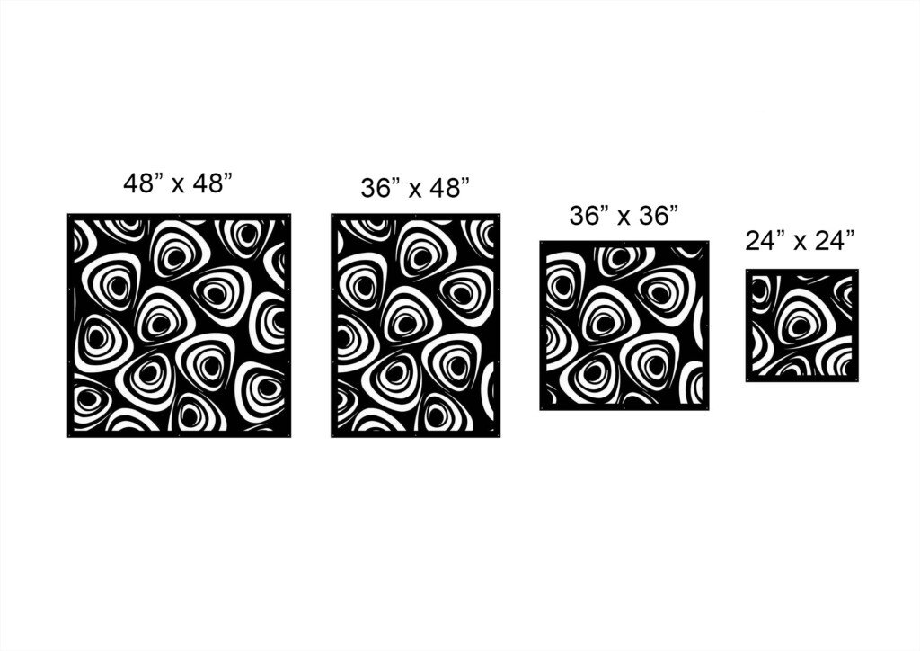 Sea Shell Privacy Panel - Laser Cut Arts Canada-USA