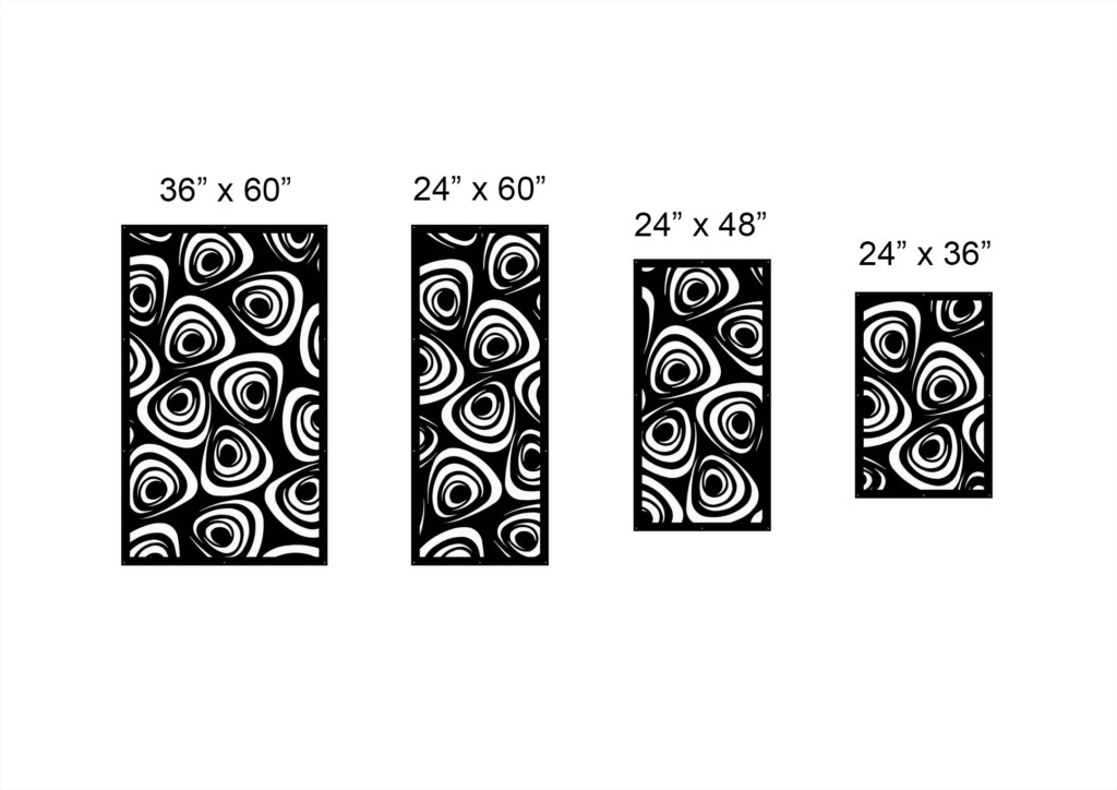 Sea Shell Privacy Panel - Laser Cut Arts Canada-USA