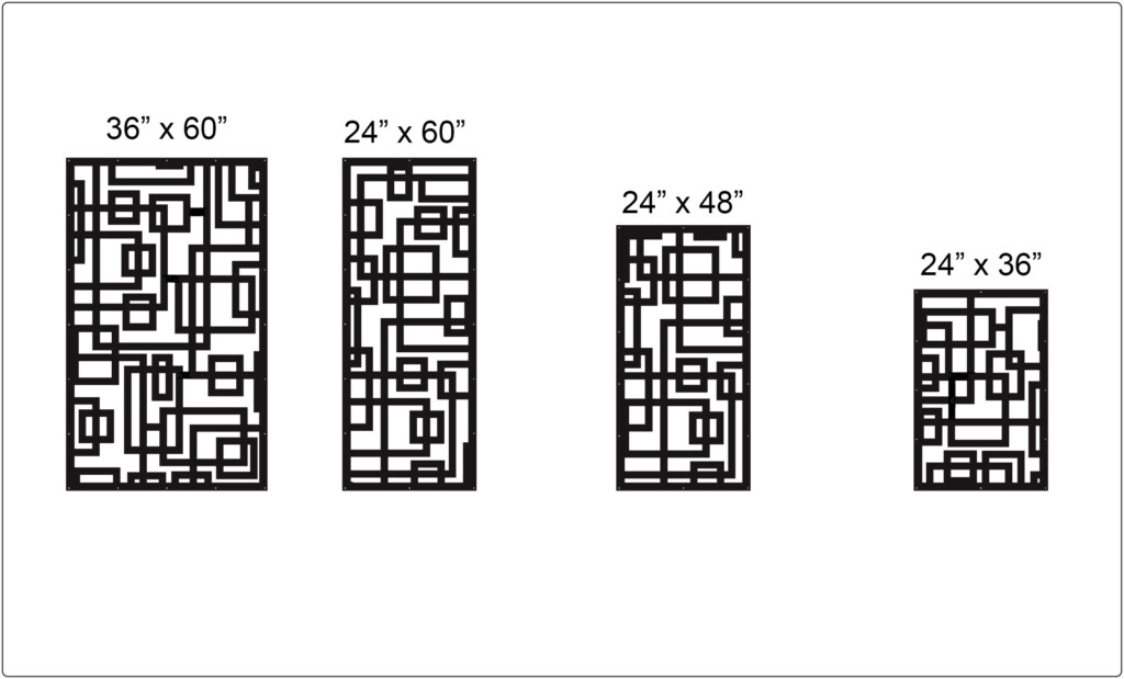 Privacy Screens Panels - Custom Metal Decorative Panels | Privacy ...