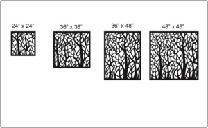 Privacy Screens Panels - Custom Metal Decorative Panels | Privacy ...