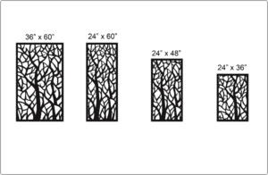 Privacy Screens Panels - Custom Metal Decorative Panels | Privacy ...