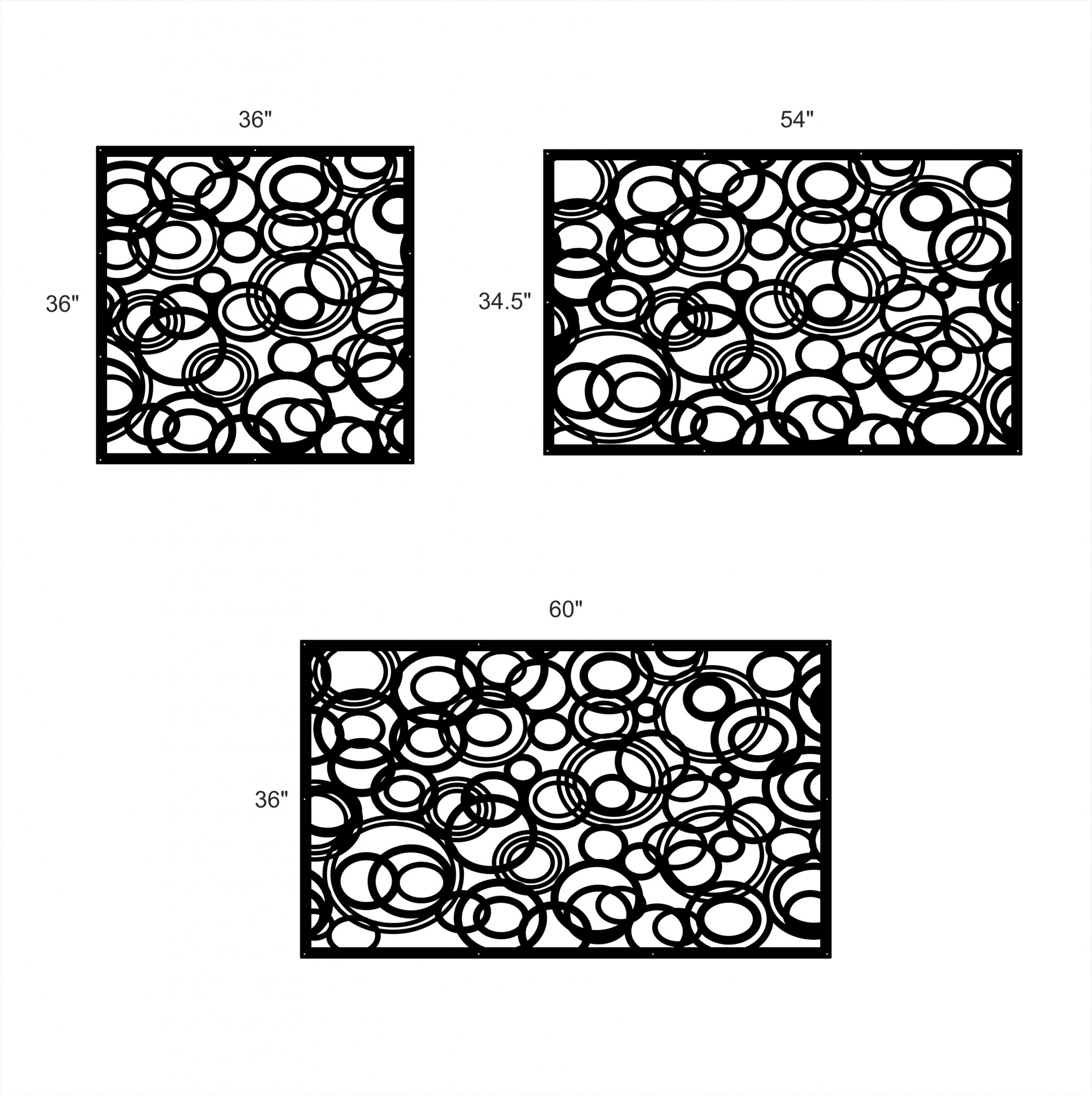 Privacy Screens Panels - Custom Metal Decorative Panels | Privacy ...