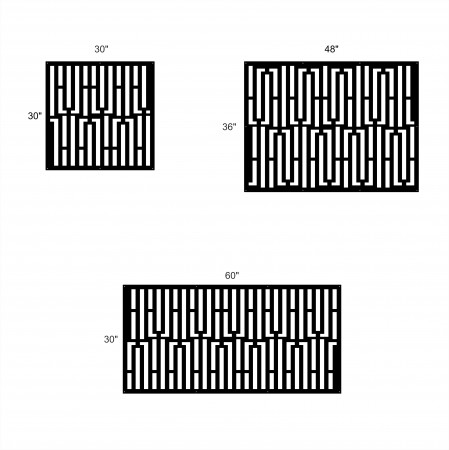 Privacy Screens Panels - Custom Metal Decorative Panels | Abstract ...