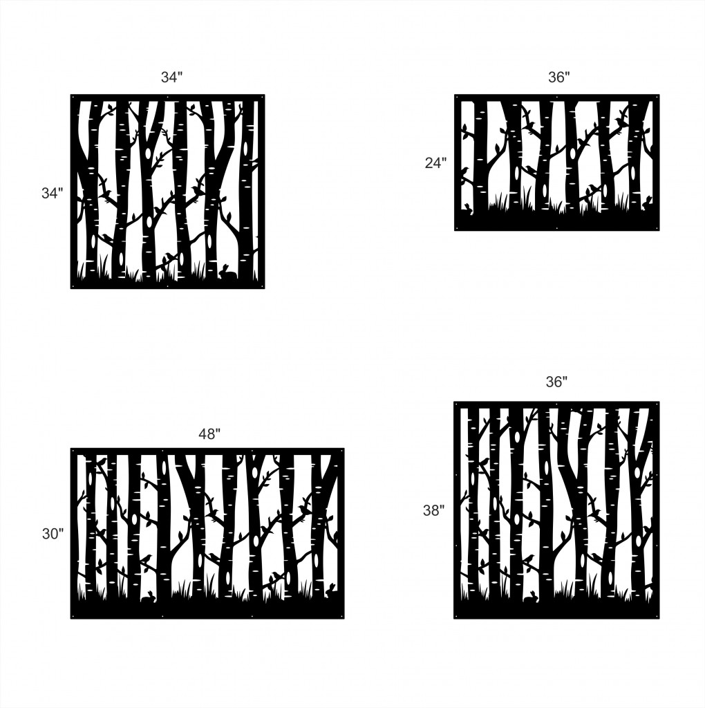 Privacy Screens Panels - Custom Metal Decorative Panels | Privacy ...