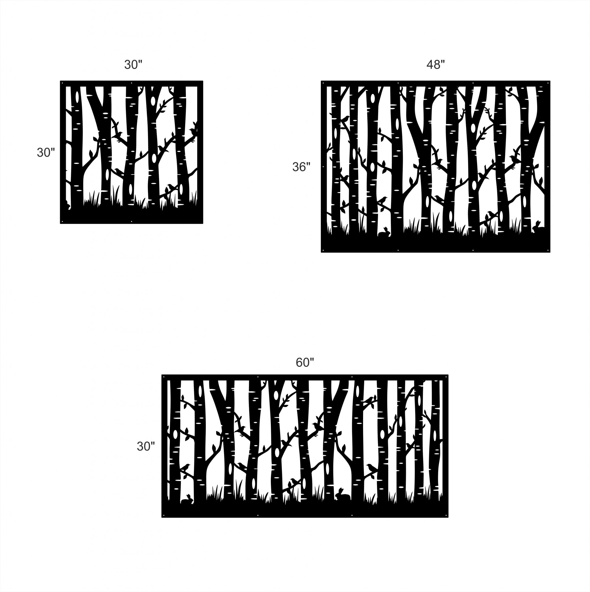Privacy Screens Panels - Custom Metal Decorative Panels | Privacy ...