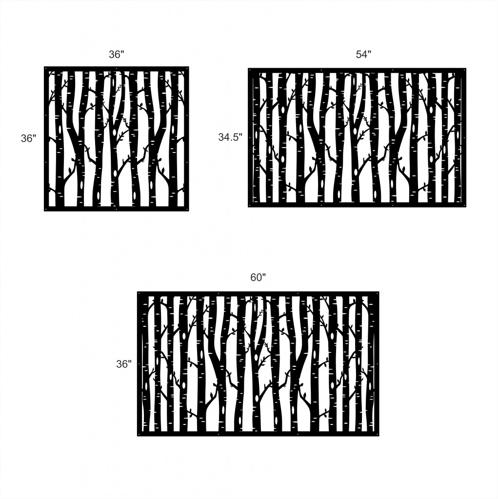 Privacy Screens Panels - Custom Metal Decorative Panels | Privacy ...