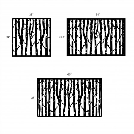 Privacy Screens Panels - Custom Metal Decorative Panels | Privacy ...