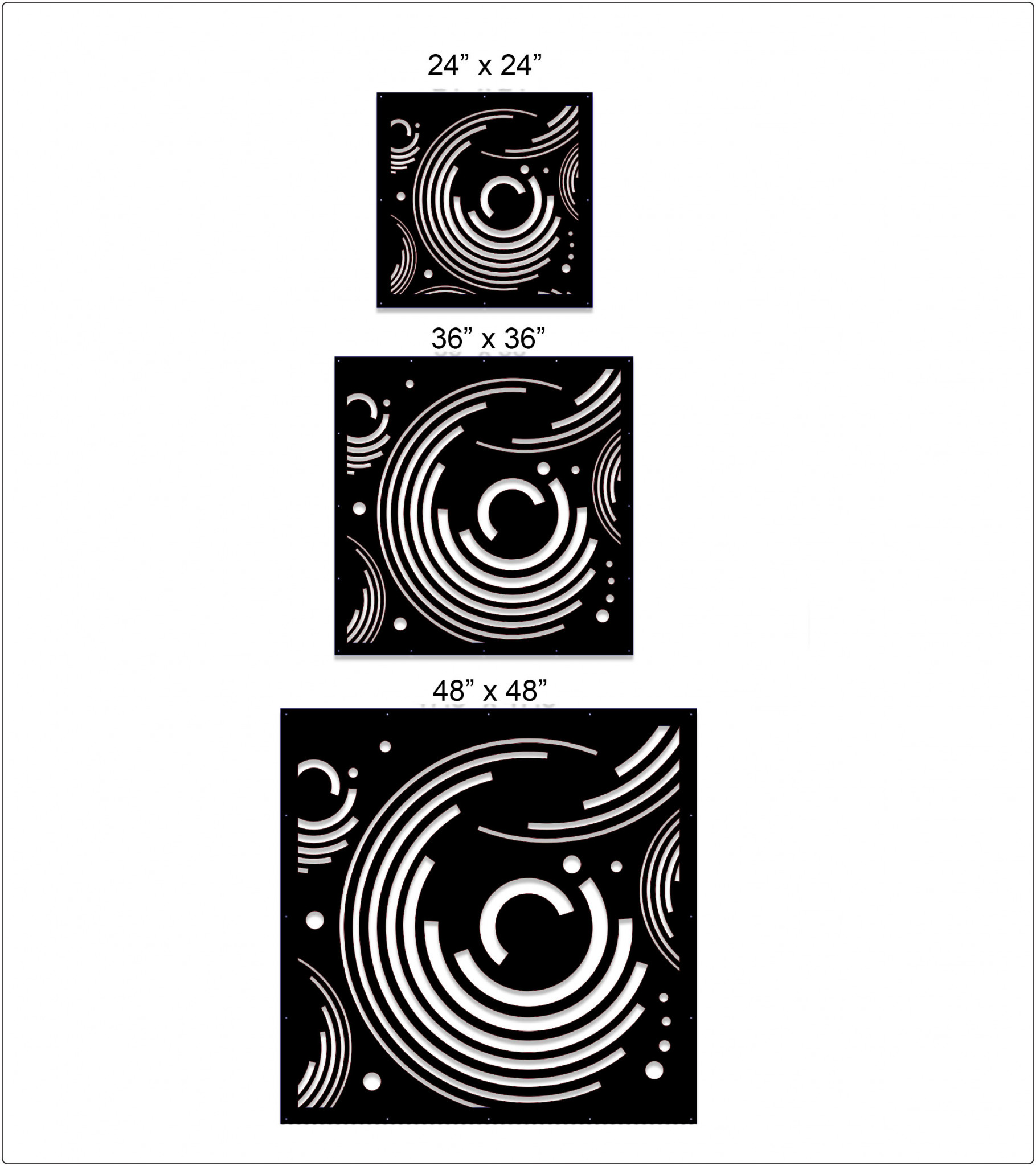 Privacy Screens Panels - Custom Metal Decorative Panels | Privacy ...