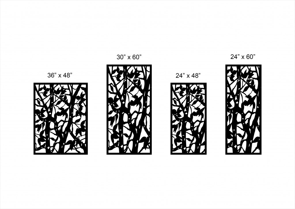 Privacy Screens Panels - Custom Metal Decorative Panels | Privacy ...