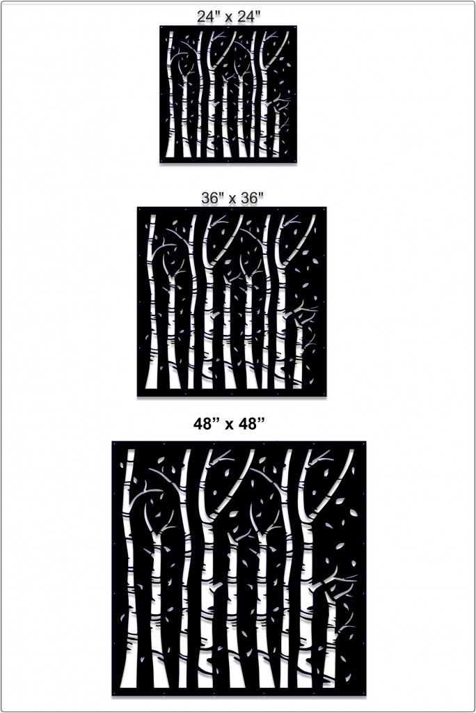 Privacy Screens Panels - Custom Metal Decorative Panels | Privacy ...