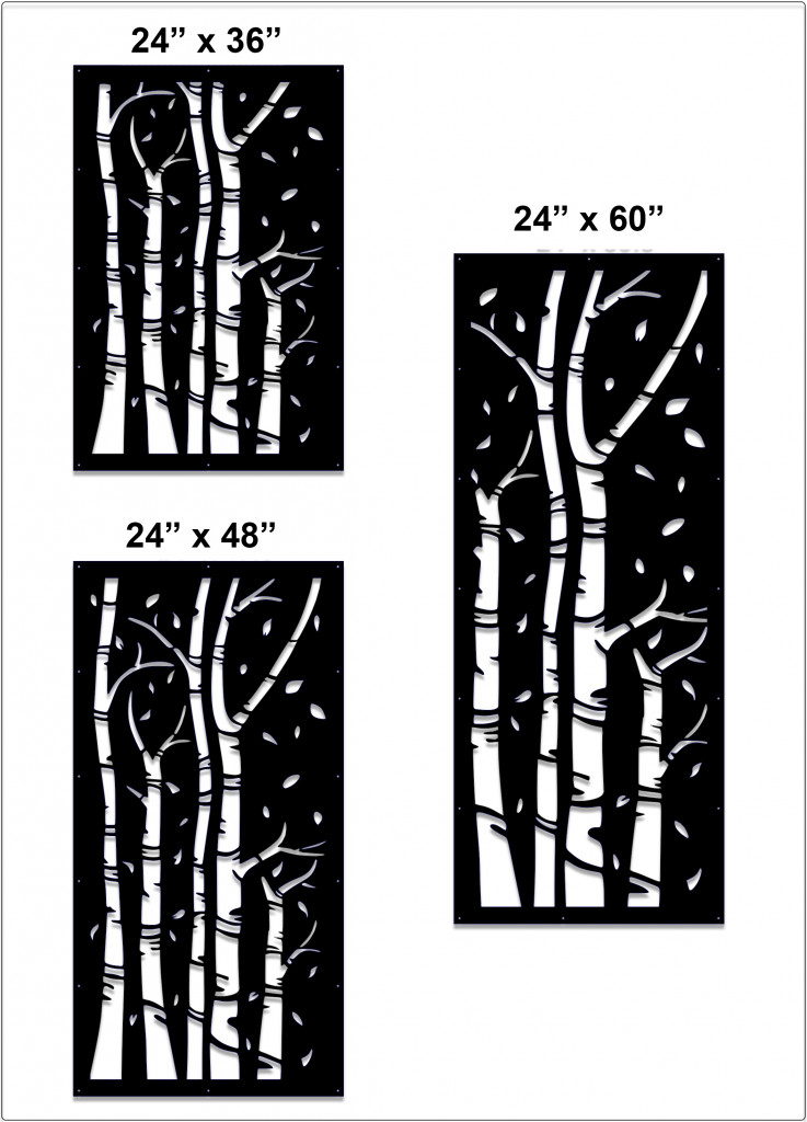 Privacy Screens Panels - Custom Metal Decorative Panels | Privacy ...