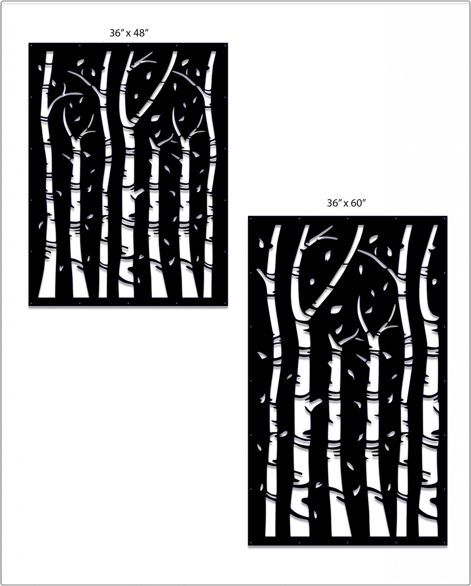 Privacy Screens Panels - Custom Metal Decorative Panels | Privacy ...