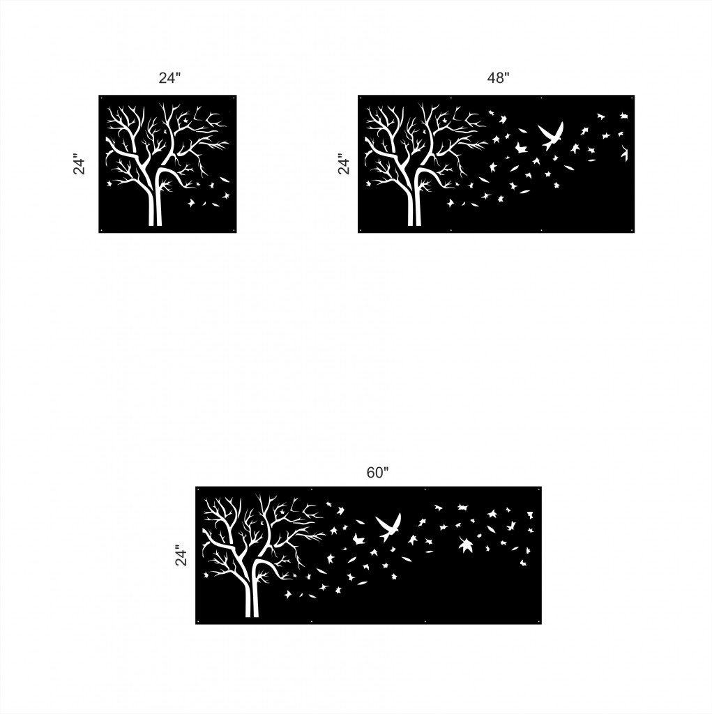Privacy Screens Panels - Custom Metal Decorative Panels | Privacy ...