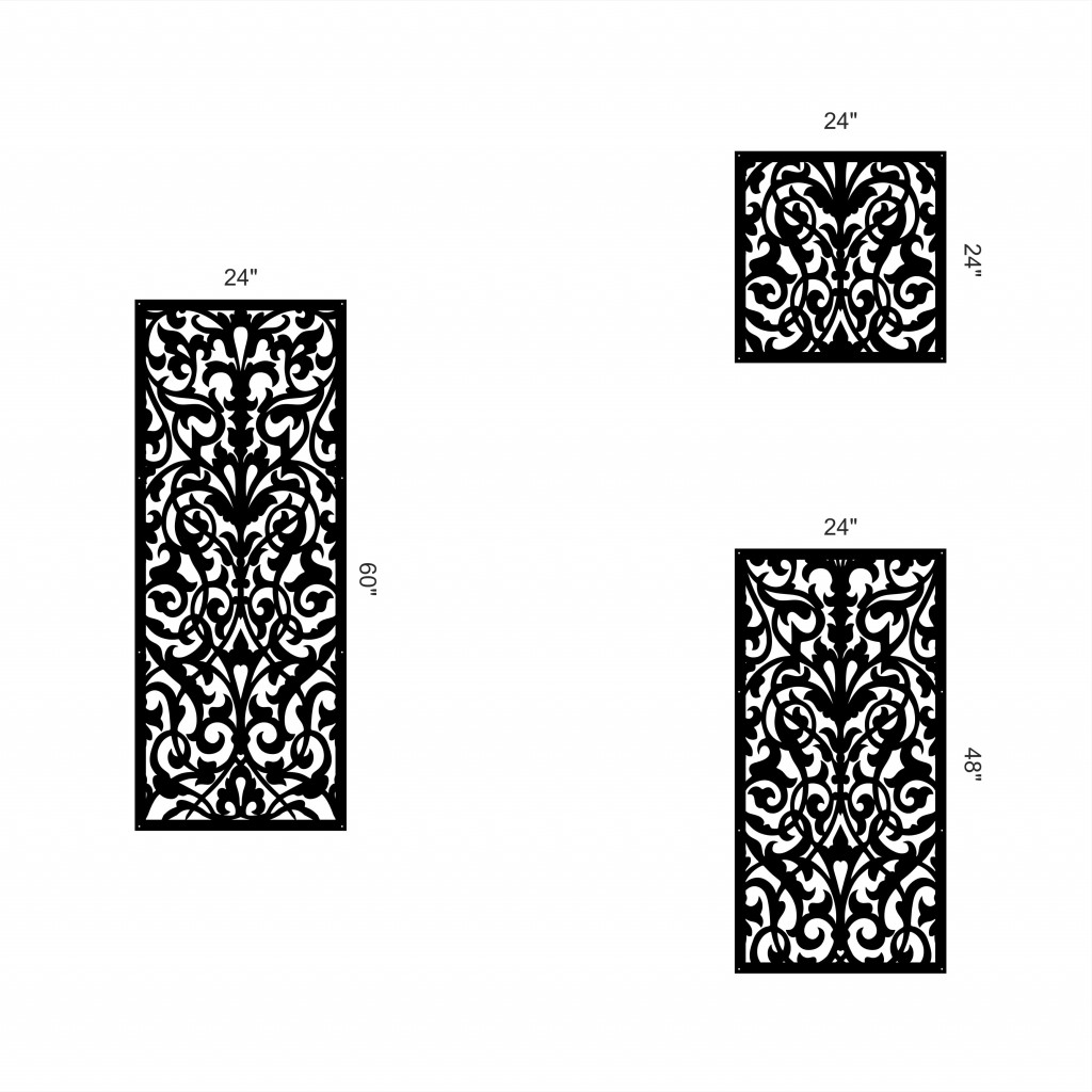 Privacy Screens Panels - Custom Metal Decorative Panels | Privacy ...