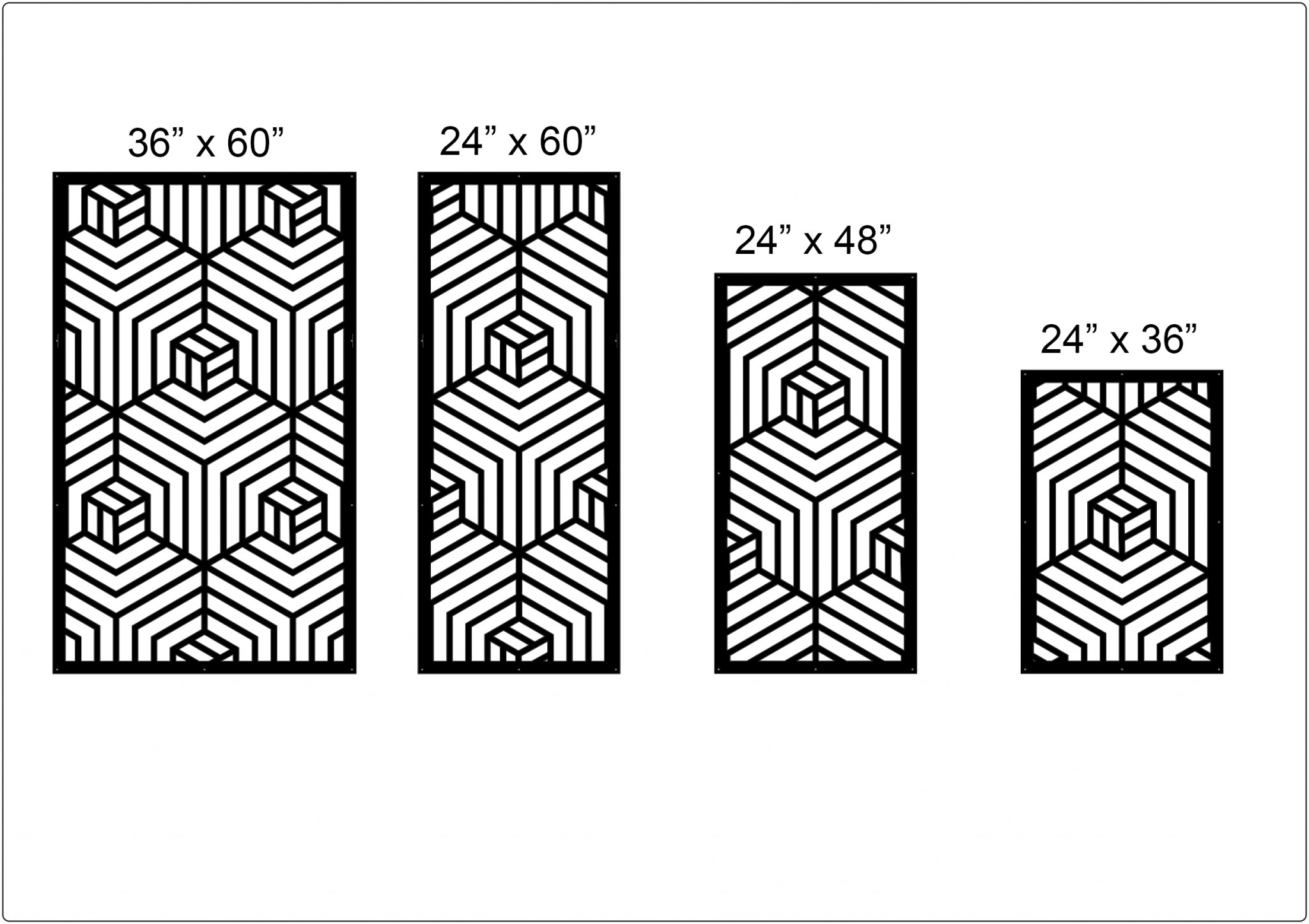 Privacy Screens Panels - Custom Metal Decorative Panels | Privacy ...