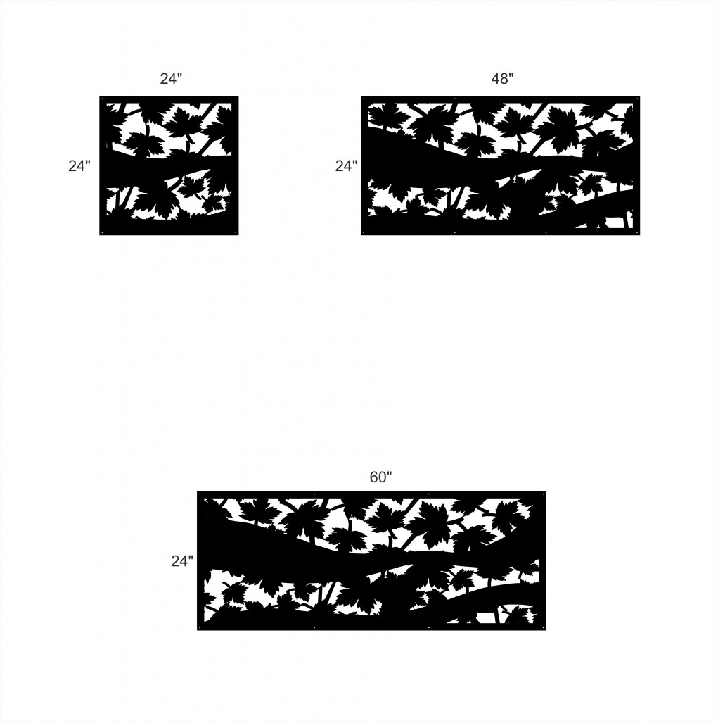 Privacy Screens Panels - Custom Metal Decorative Panels | Privacy ...