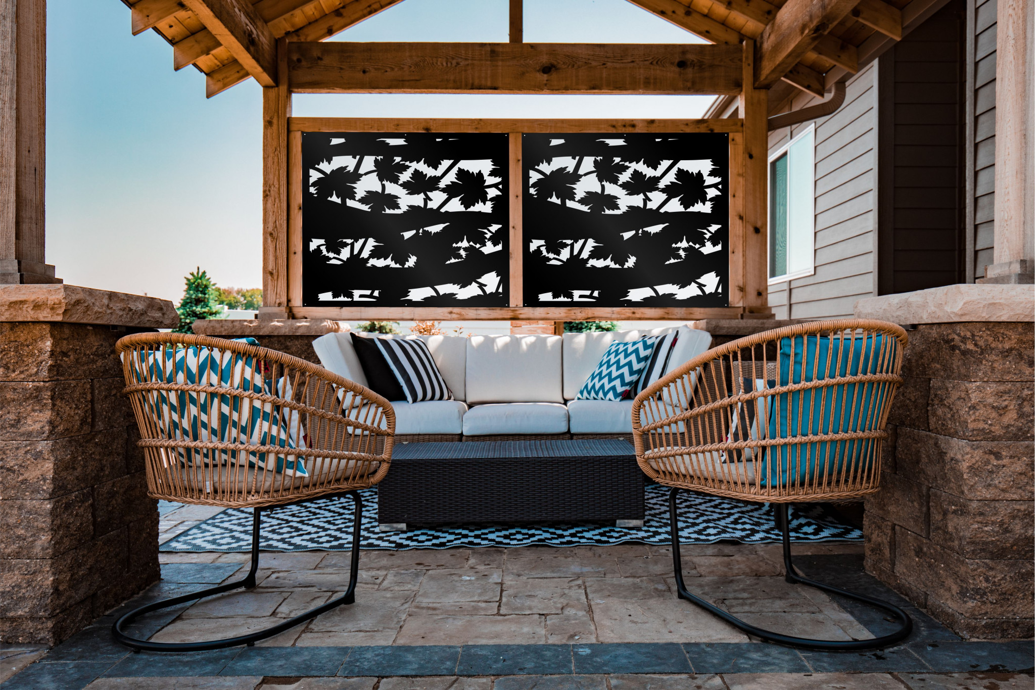 Privacy Screens Panels - Custom Metal Decorative Panels | Privacy ...