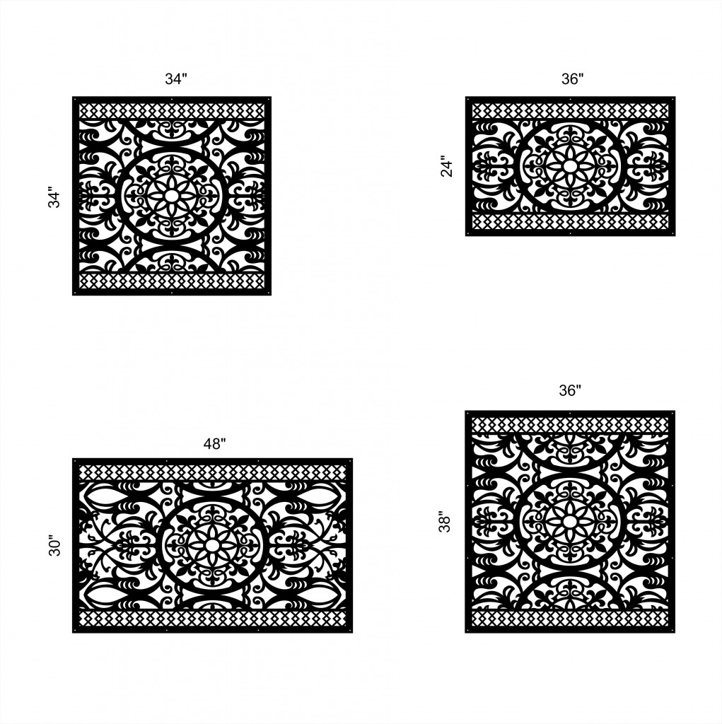 Privacy Screens Panels - Custom Metal Decorative Panels | Privacy ...