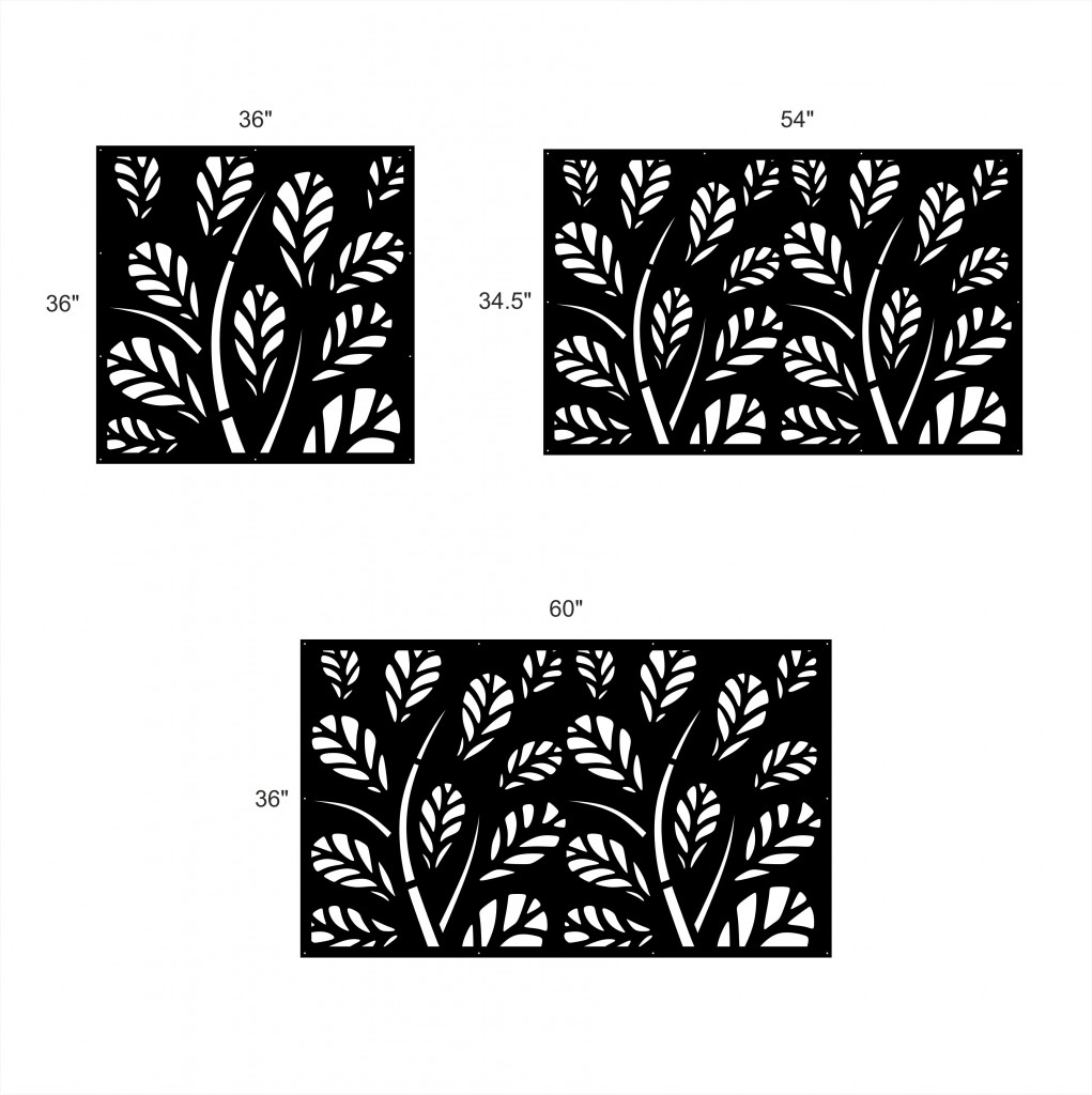 Privacy Screens Panels - Custom Metal Decorative Panels | Privacy ...