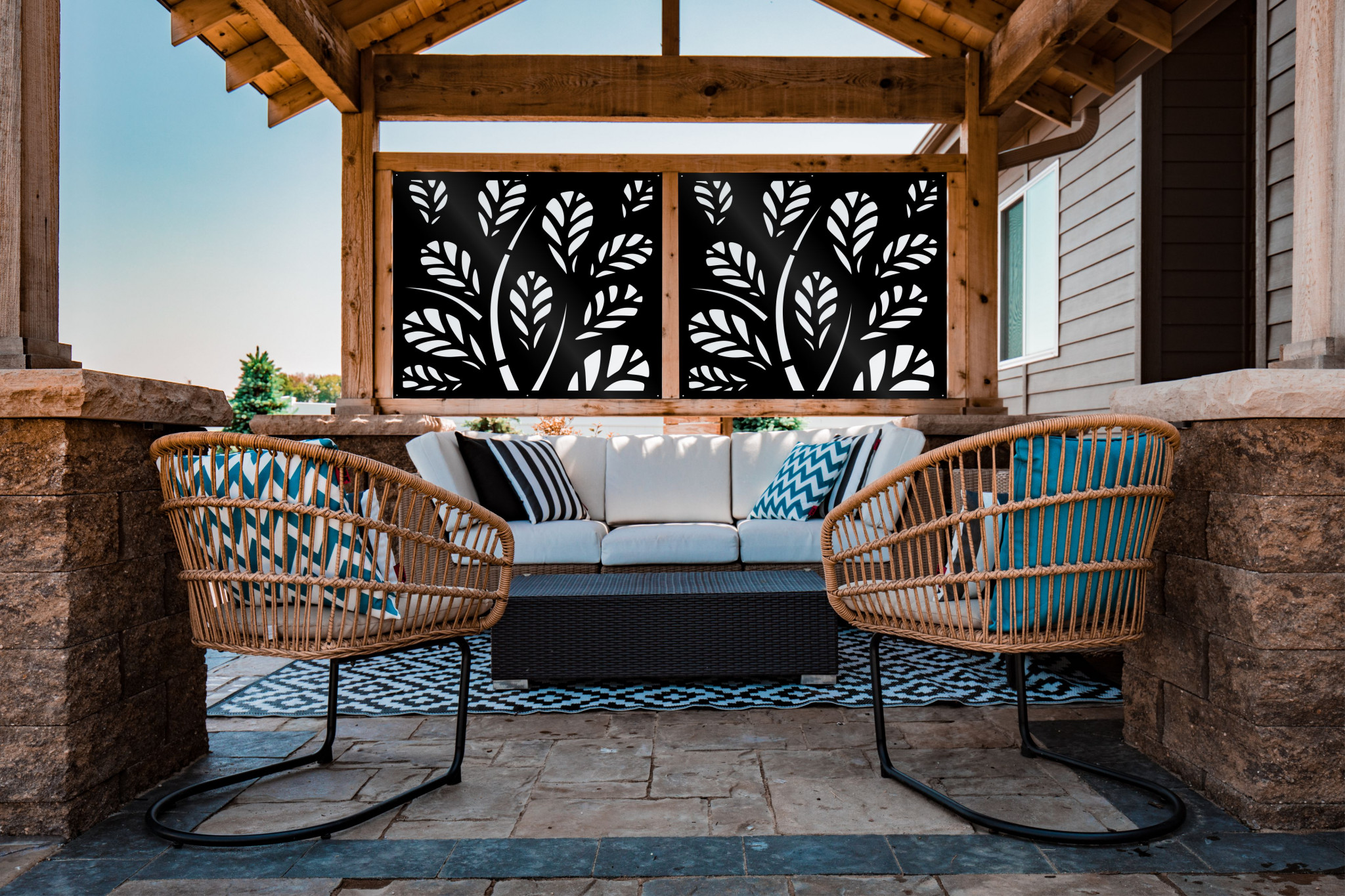 Privacy Screens Panels - Custom Metal Decorative Panels | Privacy ...