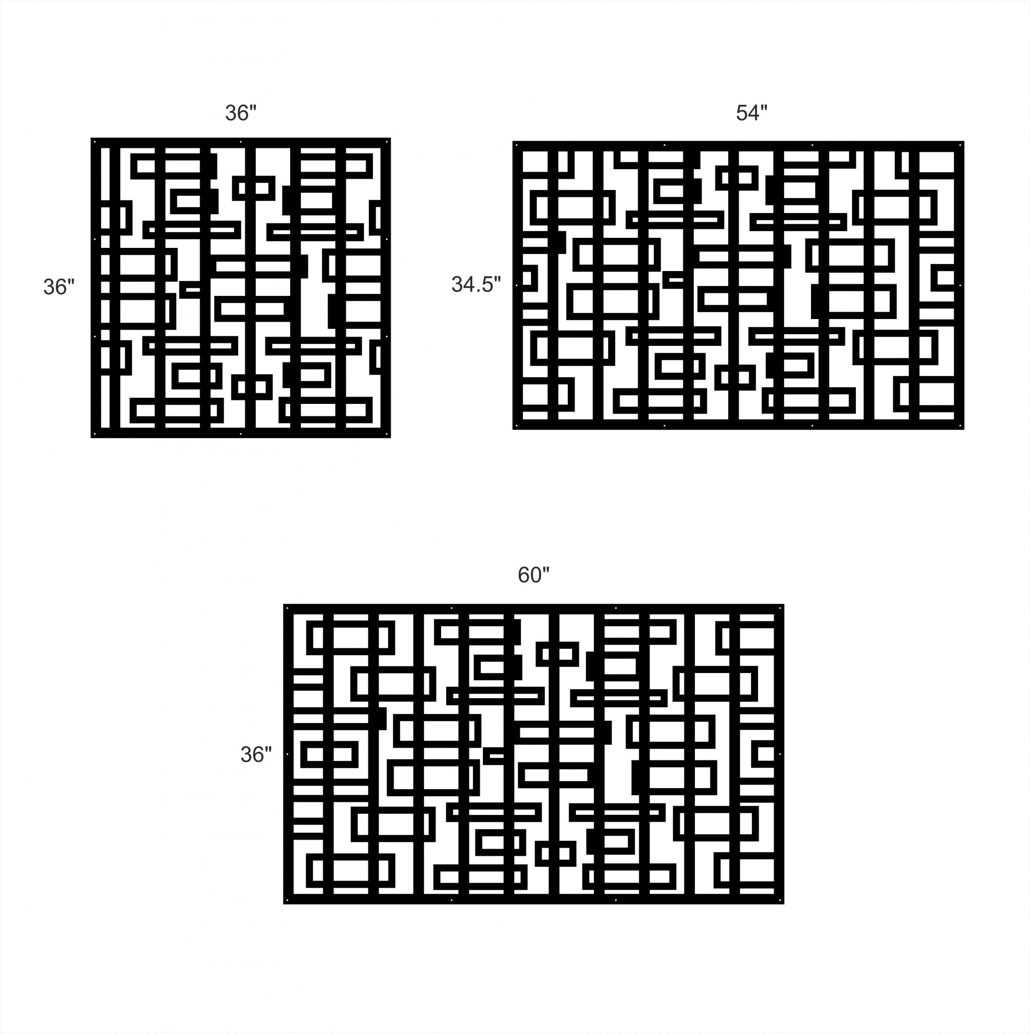Privacy Screens Panels - Custom Metal Decorative Panels | Privacy ...