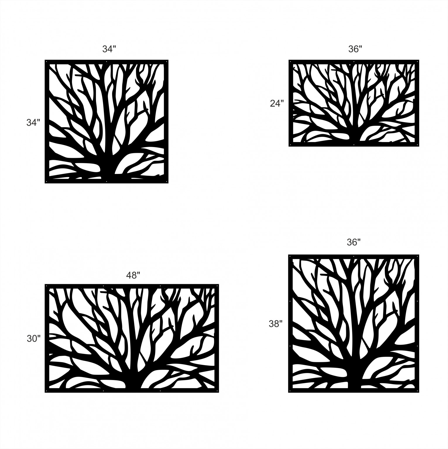 Privacy Screens Panels - Custom Metal Decorative Panels | Privacy ...