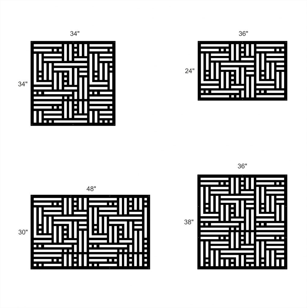Privacy Screen Axis - Laser Cut Arts Canada-USA