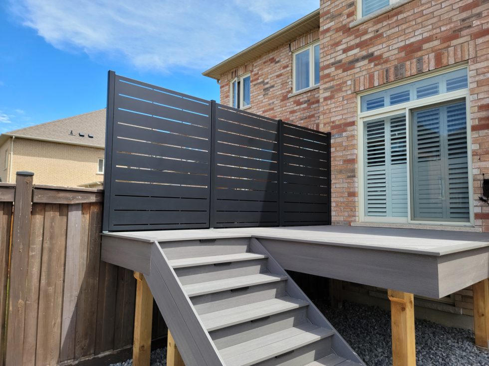 Privacy metal screens in Long Beach - Laser Cut Arts Canada-USA