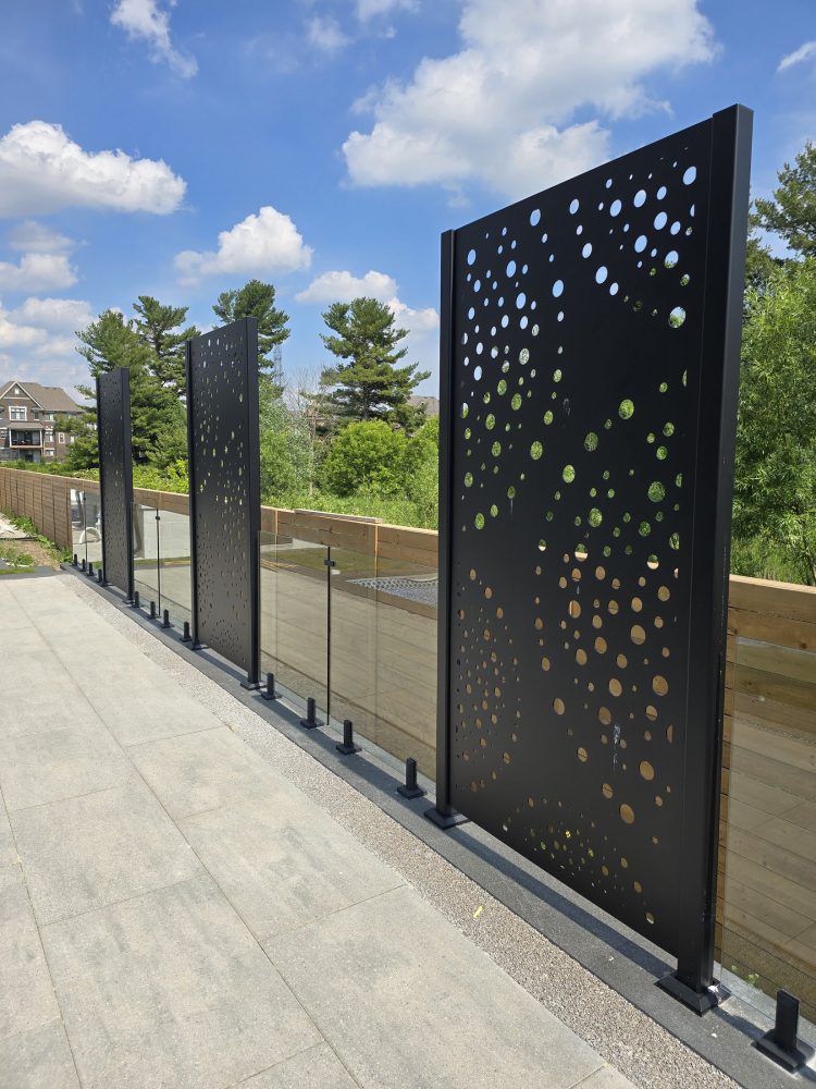 Privacy metal panels Canberra near me - Laser Cut Arts Canada-USA